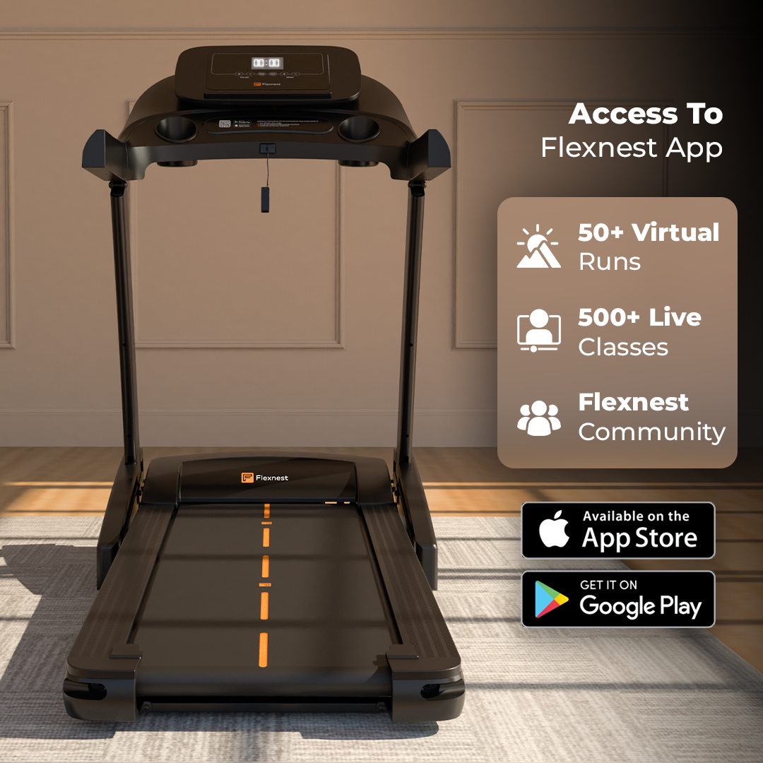 The Flextread Hike is India's 1st Smart Treadmill with 15-Level Auto ...