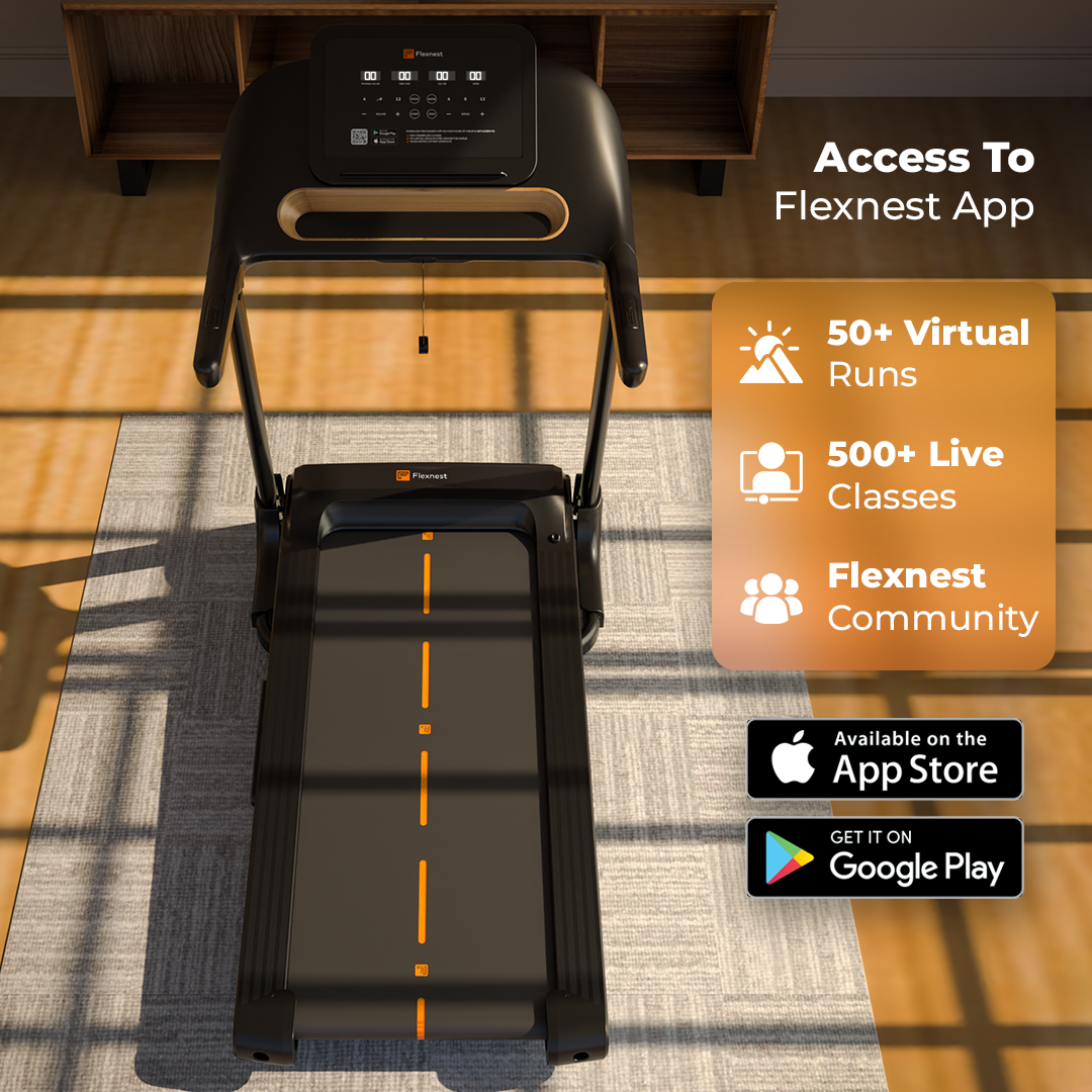 The Flextread - Smart Foldable Treadmill from Flexnest for Home Use
